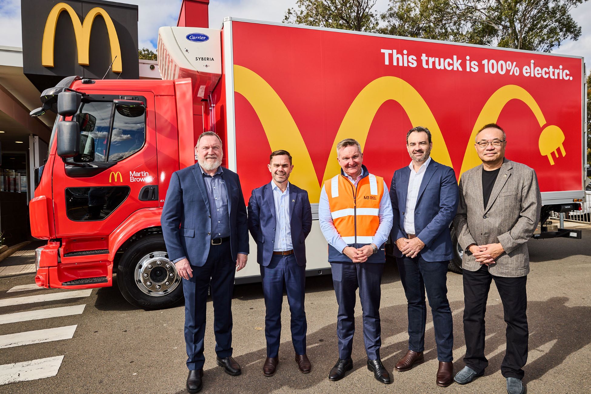Martin Brower has introduced its first electric delivery truck
