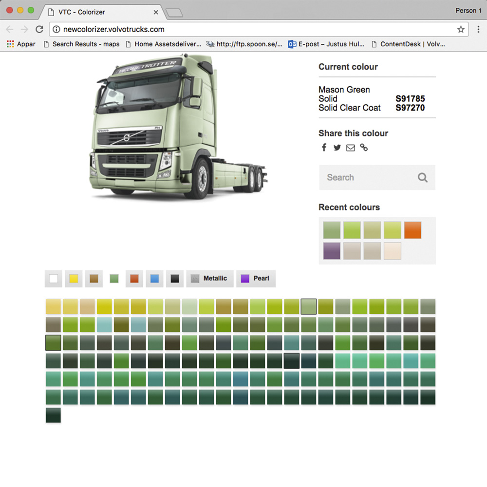 The cab paint shop | Volvo Trucks Magazine
